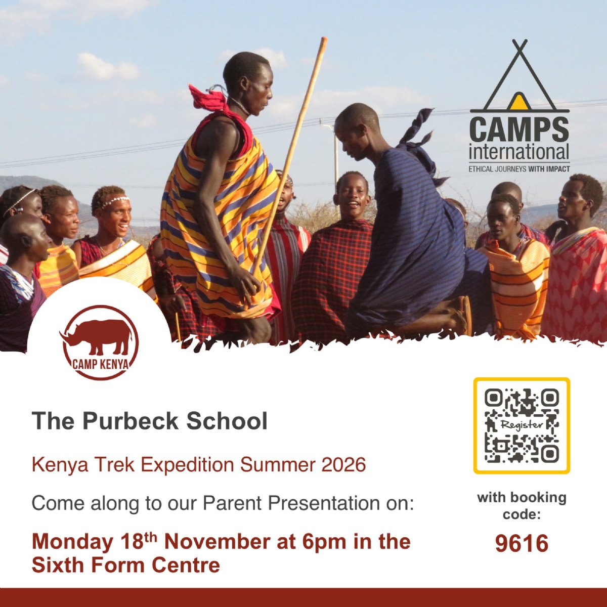 Purbeck School Kenya Trek Expedition 2026 Yrs 10, 11 and 12. - The Purbeck School